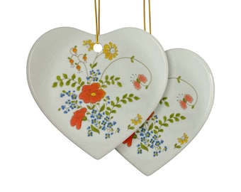 Corelle Christmas Tree Ornament Made From a Golden Butterfly Broken ...