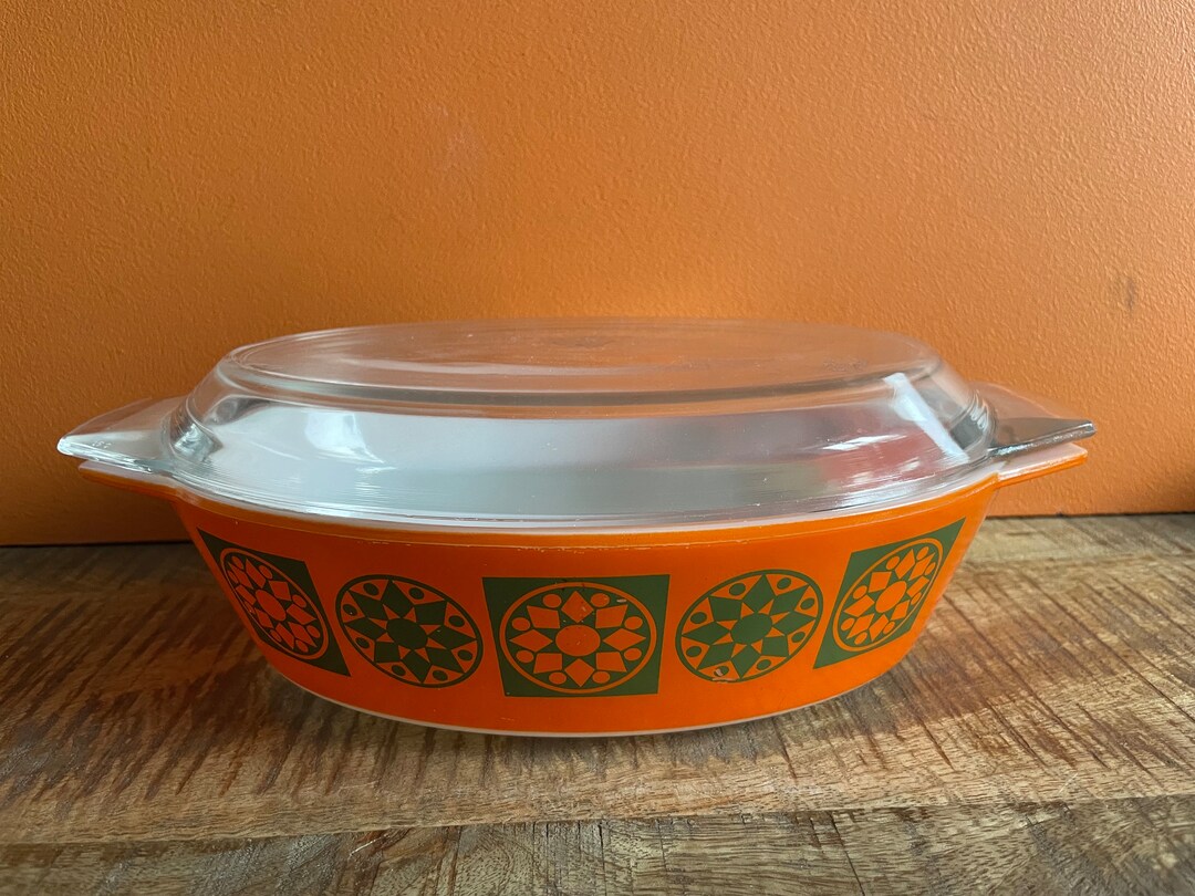 JAJ Pyrex Medaillon Five. Rare 1960's English JAJ VERY Rare Pyrex Rare ...
