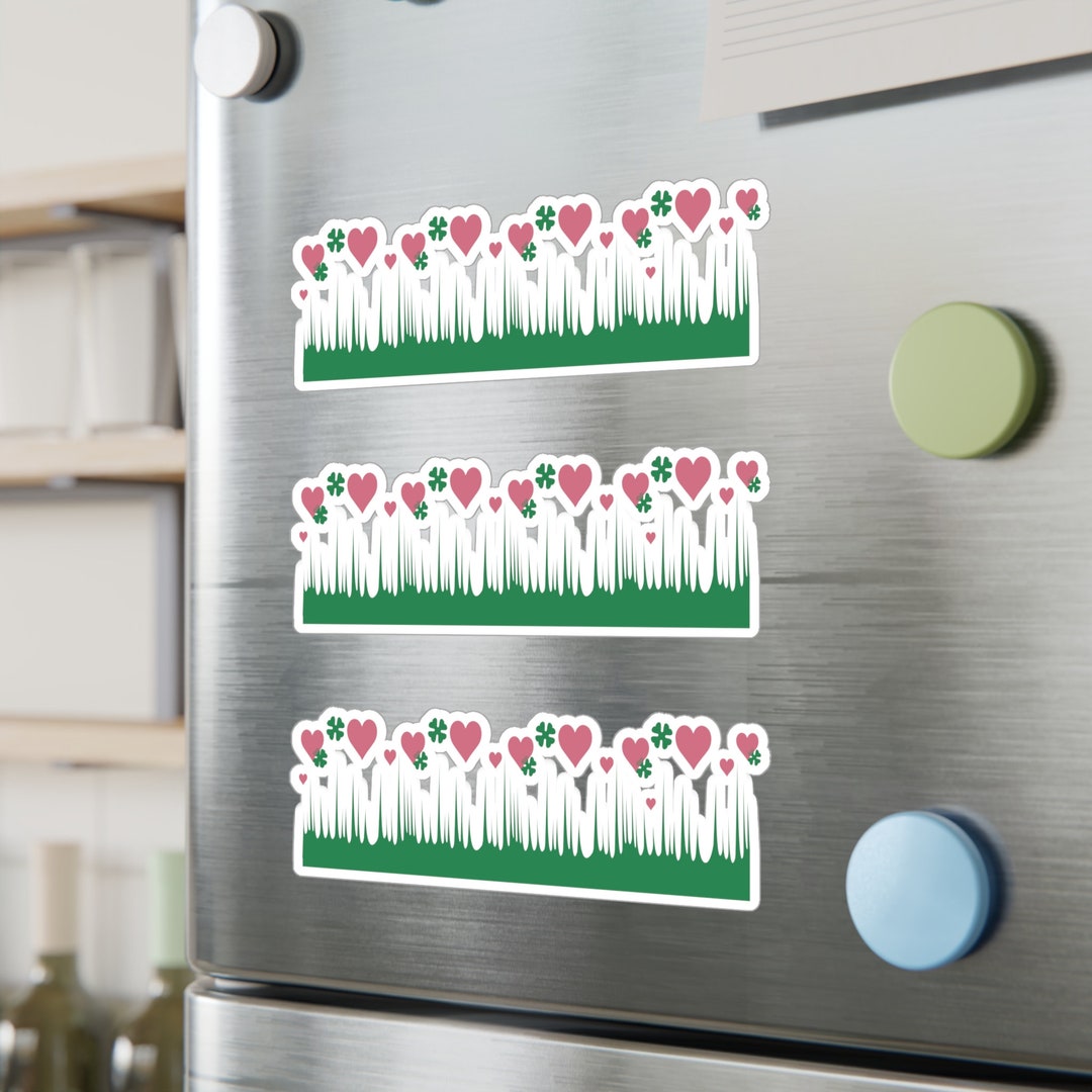 Pyrex Lucky in Love Vinyl Decals, Hearts and Clover Stickers - Etsy