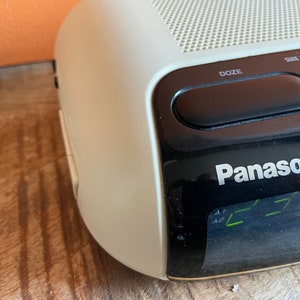 1991 Panasonic RC-6099 Clock Radio Vintage Collectible Alarm ...