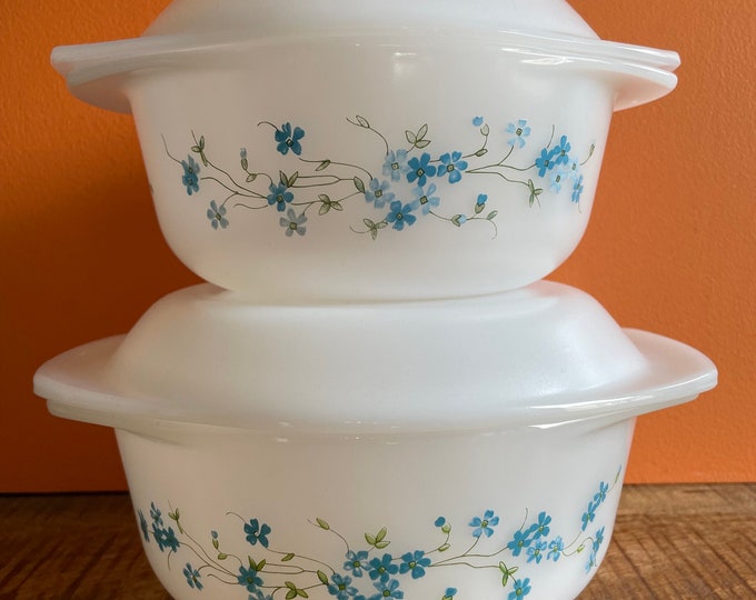 Arcopal Veronica Arcopal Myosotis Arcopal France Forget Me Not Pattern ...