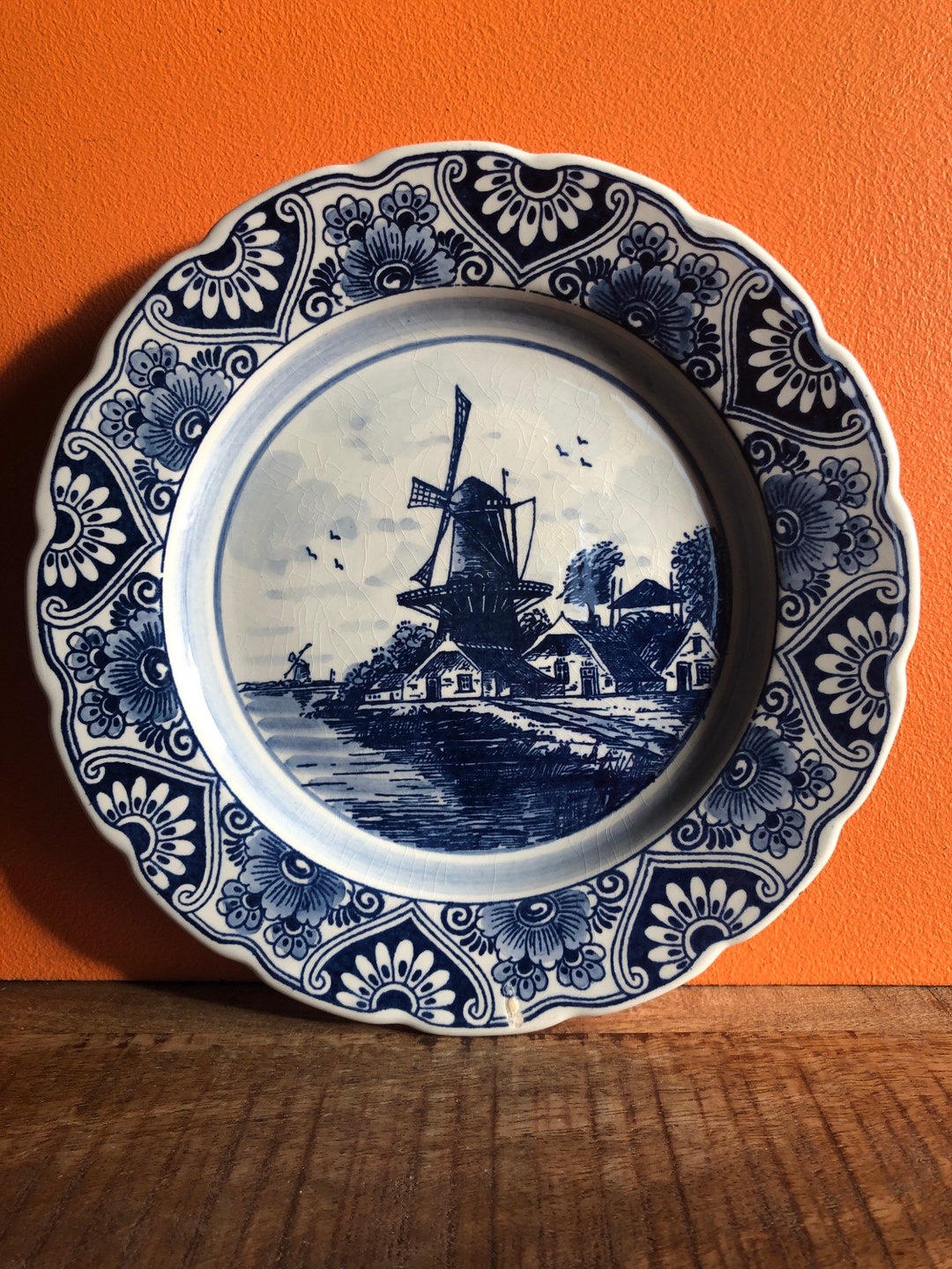 Netherland Holland Porcelain Flo Blue Plates Netherlands Gifts Blauw ...