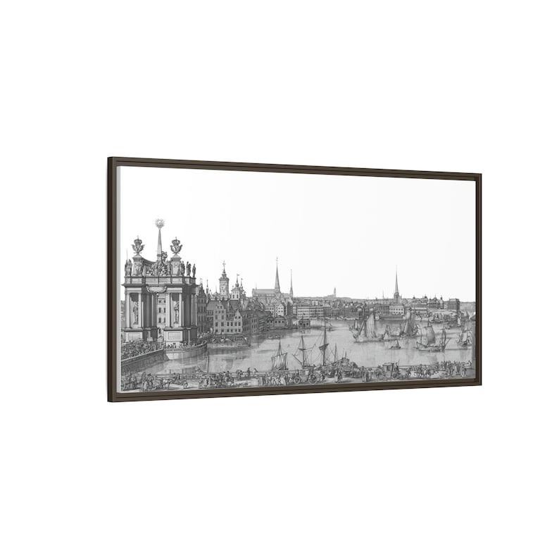 Renaissance Stockholm Seaport Wall Art | 1680s Sweden Print - Etsy