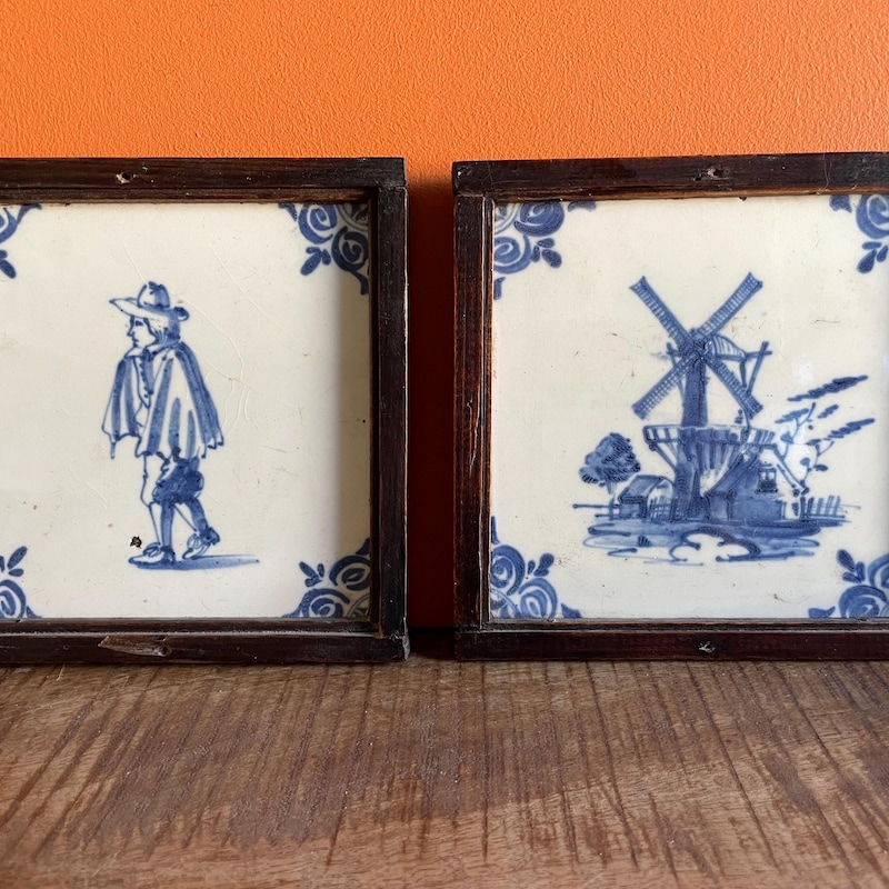 2 by 2 Delft Tiles - Etsy