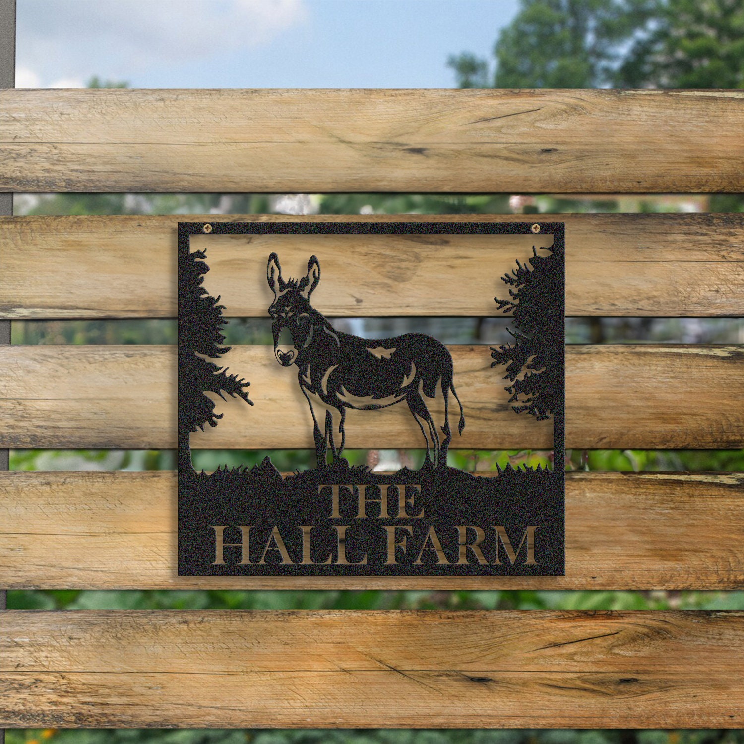 Personalized Metal Garden Sign Custom Garden Decor Custom - Etsy