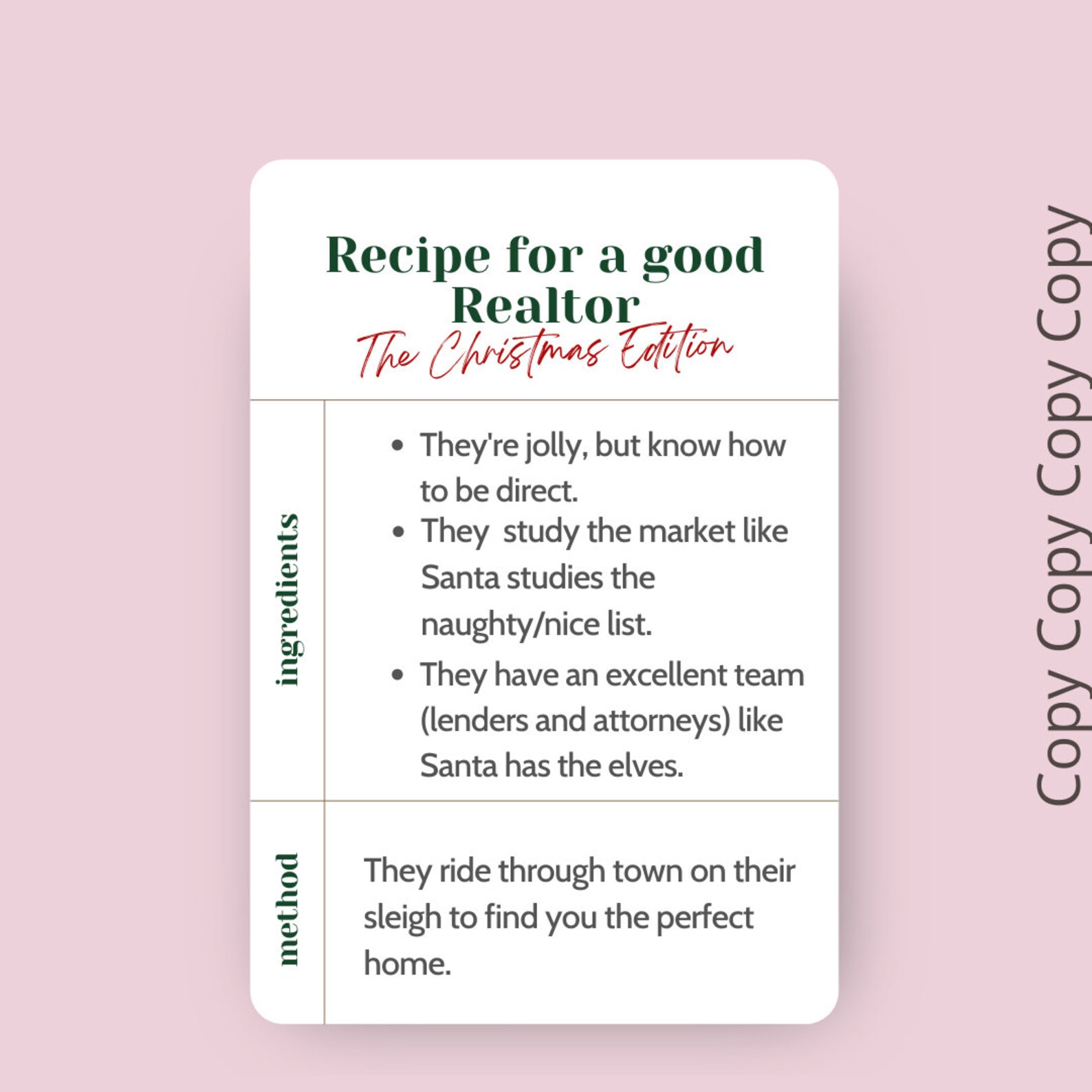 REAL ESTATE, REALTOR Christmas Templates, Instagram Templates, Social ...