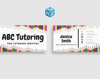Spanish Tutor Business Cards - Etsy