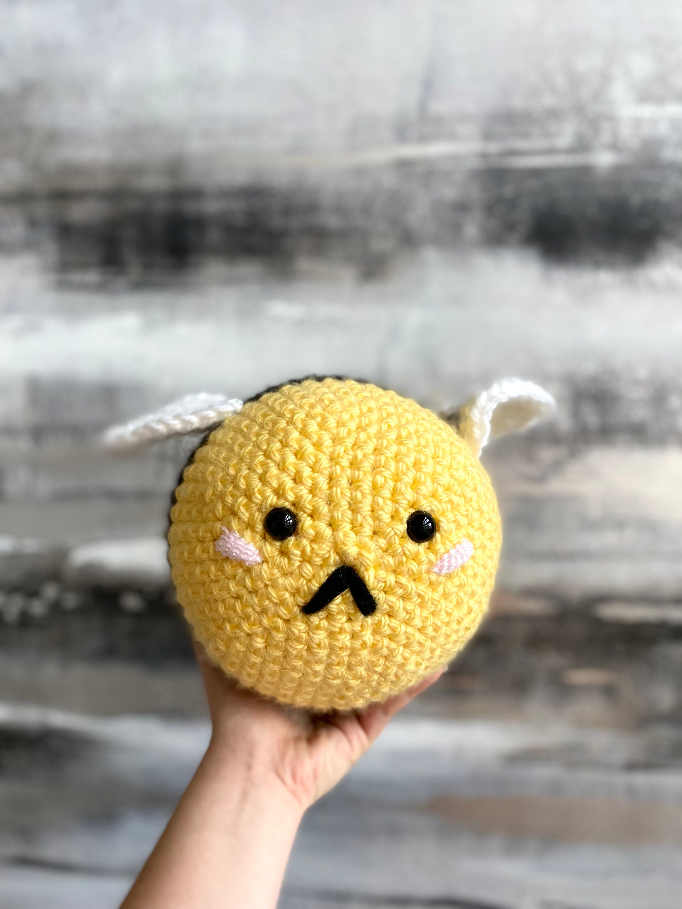 Handmade Bumble Bee Plush Toy - Etsy