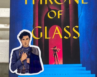 Throne of Glass Dorian Candy Heart Clear Vinyl Sticker - Officially ...