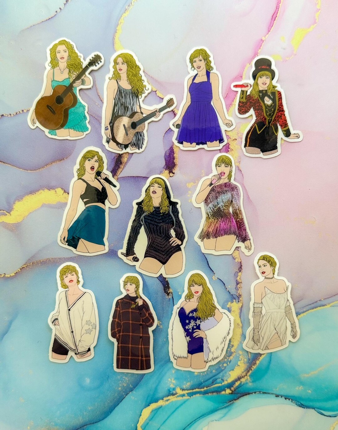 Swiftie Eras Original Looks Sticker Pack - Etsy