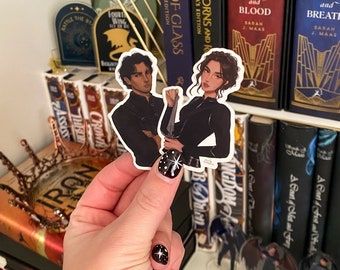 Fourth Wing Sticker, Dragon Rider Sticker, Xaden Riorson, Violet ...