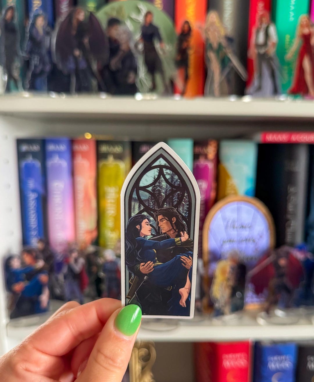 Elide and Lorcan Throne of Glass Window Sticker - Etsy
