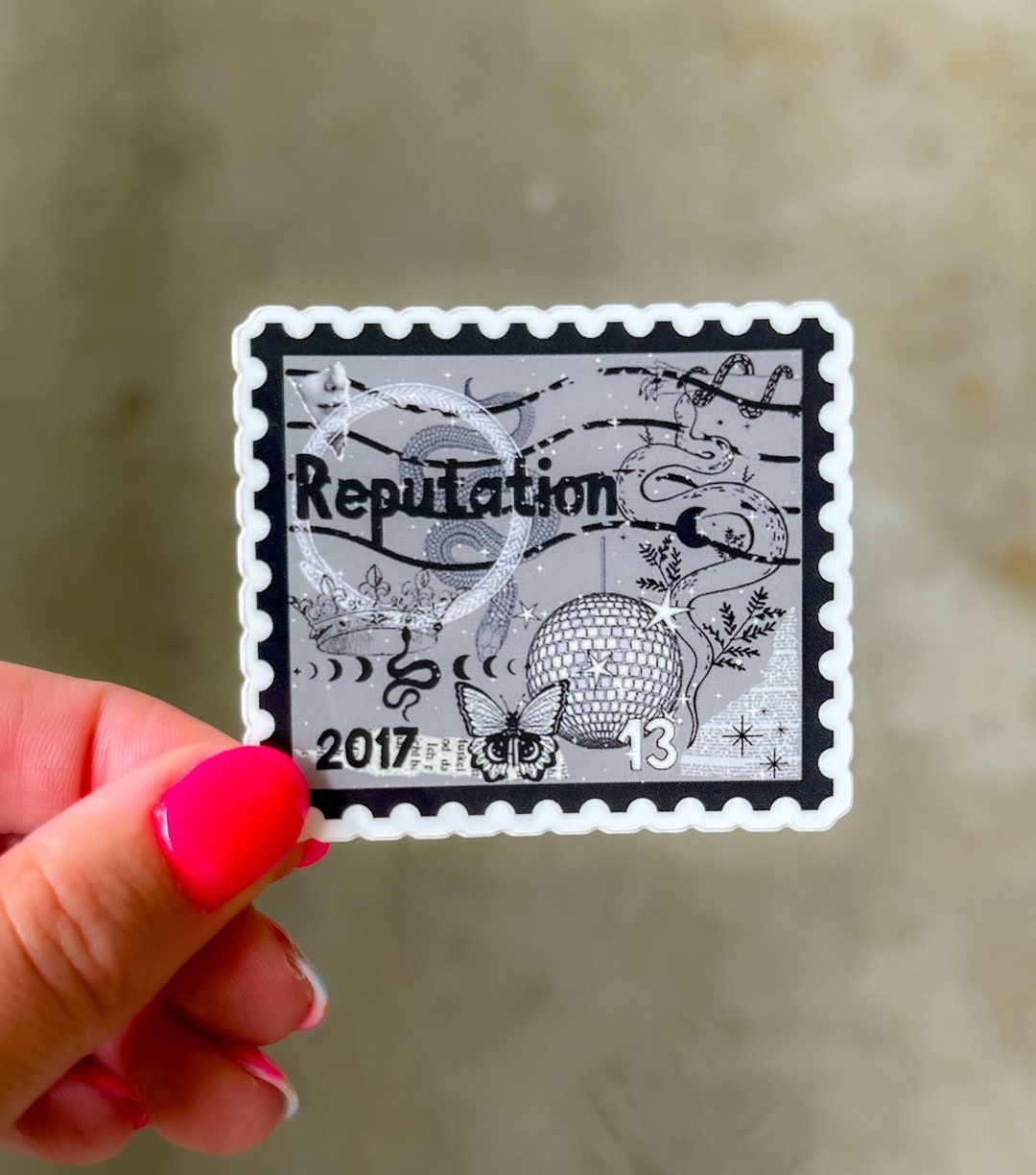 Reputation Era Stamp Sticker - Etsy