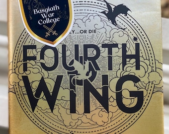 Fourth Wing Tarin and Andarna Flying Sticker, Fantasy, Basgiath War ...
