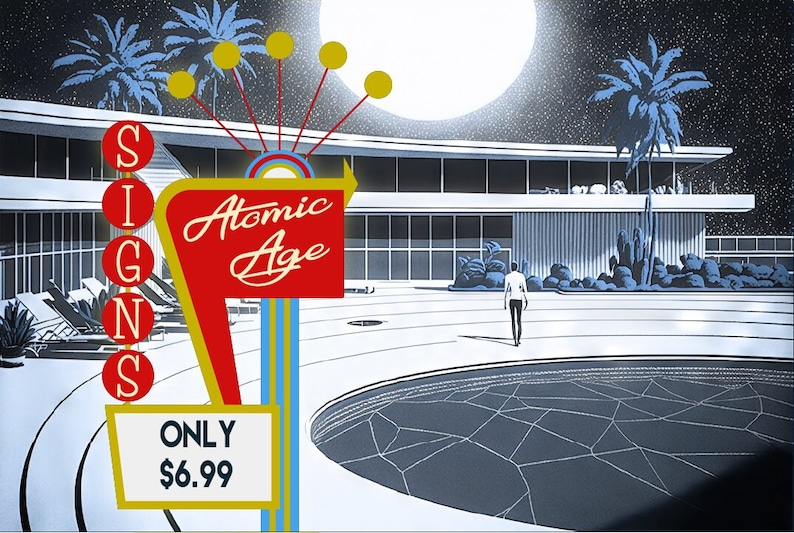 Atomic Age Sign Shapes - Midcentury Modern Signs, Retro Signs, Motel ...