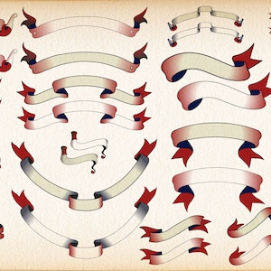 Vintage Banners - Traditional Banners, Digital Banners - Etsy