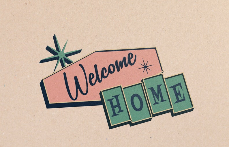 Atomic Mid Century Retro Design Elements (adobe Illustrator) - Etsy