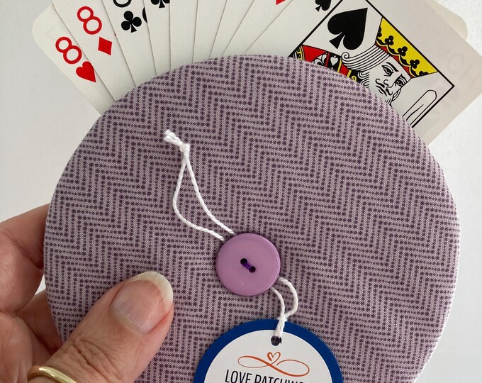 Helping Hand Playing Card Holder From Recycled CD or DVD Great for ...
