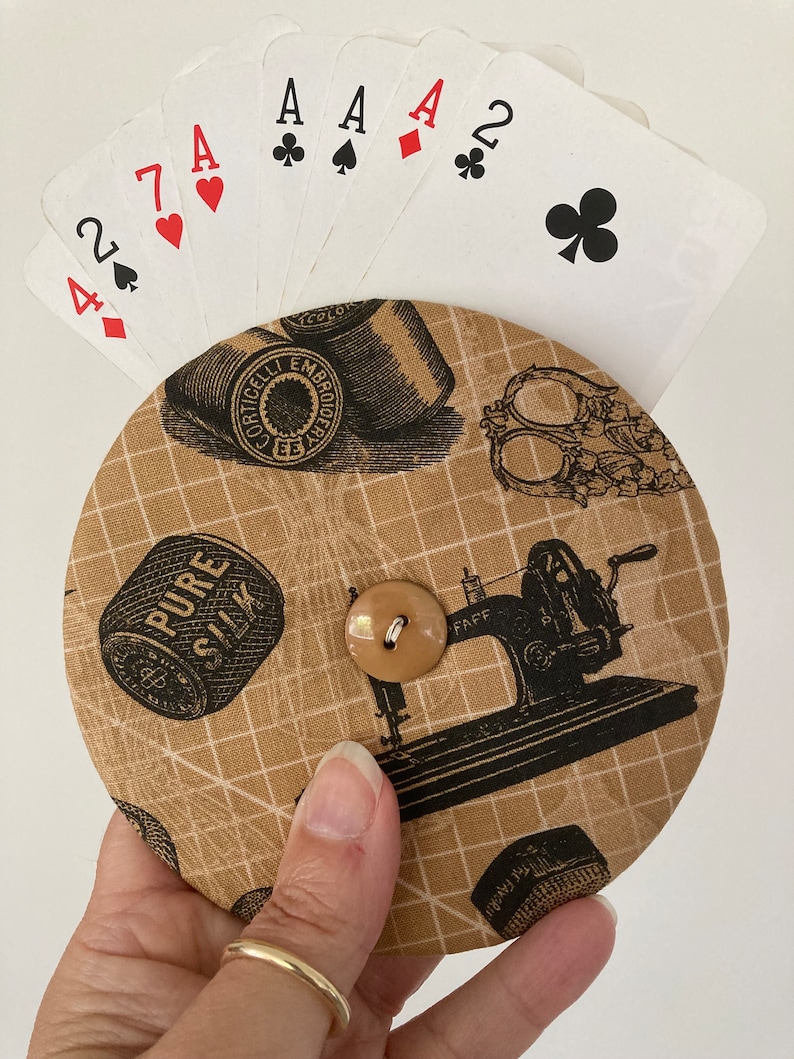 Helping Hand Playing Card Holder From Recycled CD or DVD Great for ...