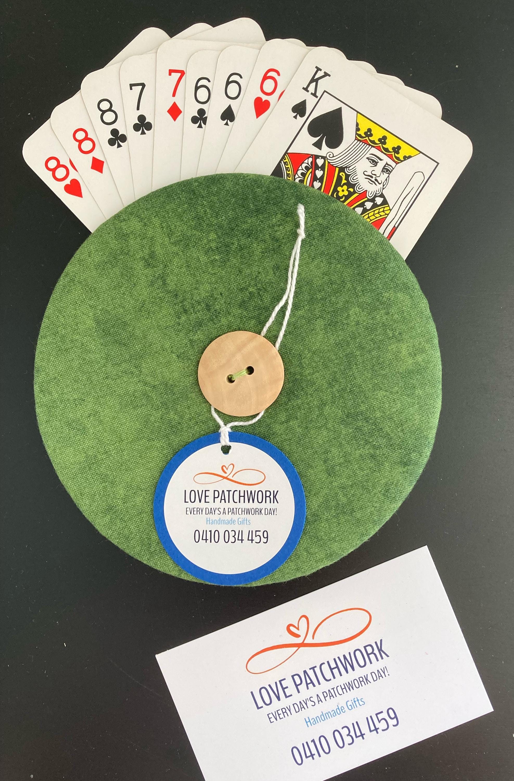 Helping Hand Playing Card Holder From Recycled CD or DVD Great for ...