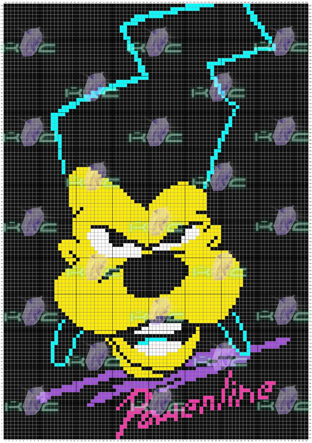 Powerline C2C Blanket Pattern - Etsy