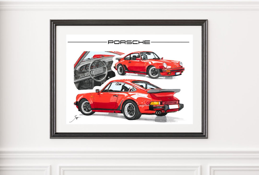 Porsche 911 G-model Collage Car Poster Car Poster Car Print - Etsy