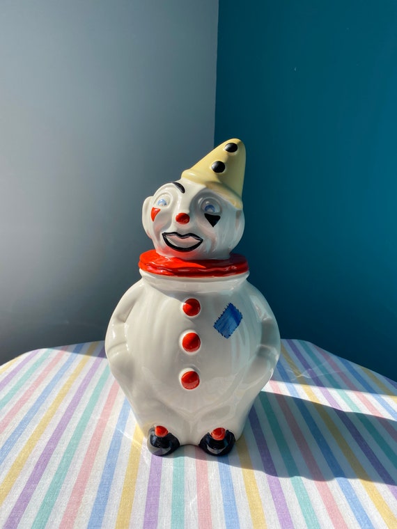 Vintage 1950s Crown Devon England Novelty Clown Biscuit - Etsy
