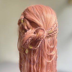 Wood Elf Lace Front Wig Including Hair Accessories, Cosplay Wig, Larp ...