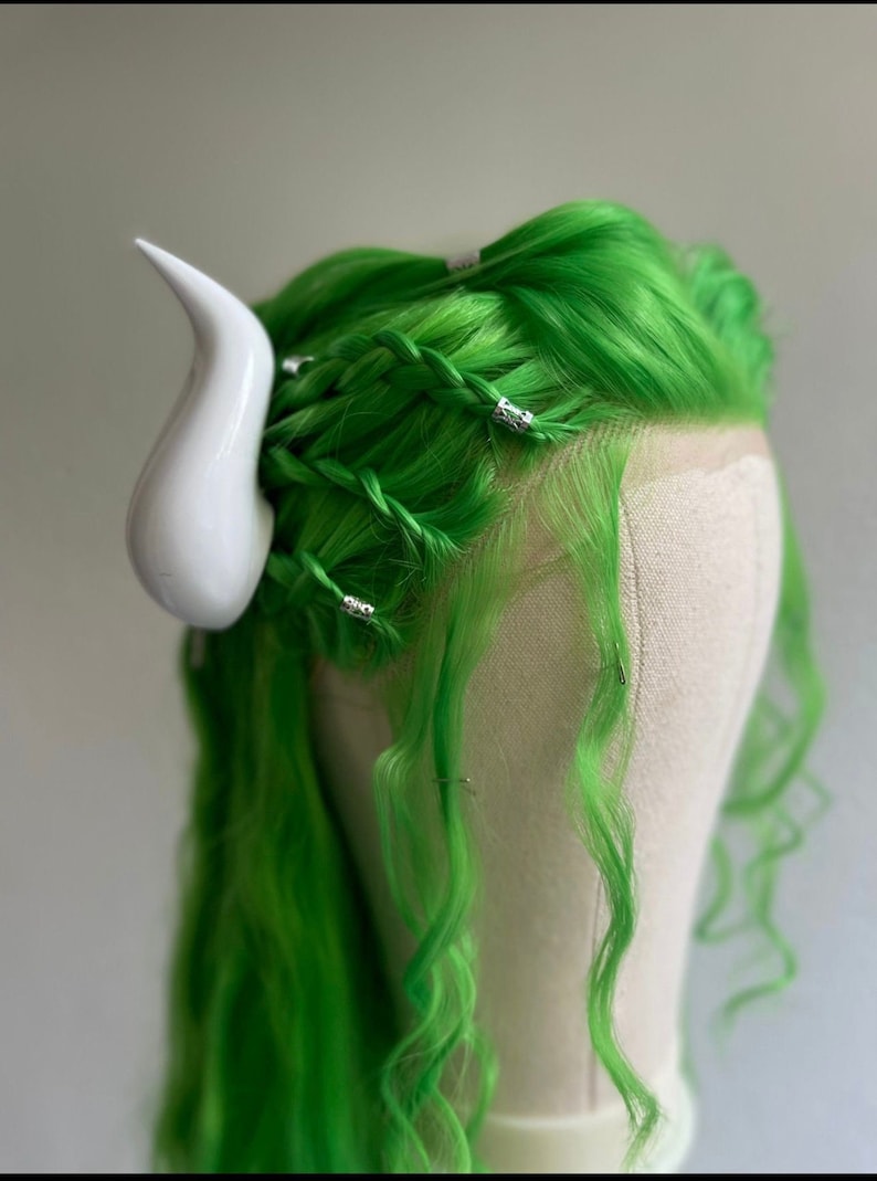 Wood Witch Lace Front Wig Including Hair Accessories, Viking Wig, Larp ...