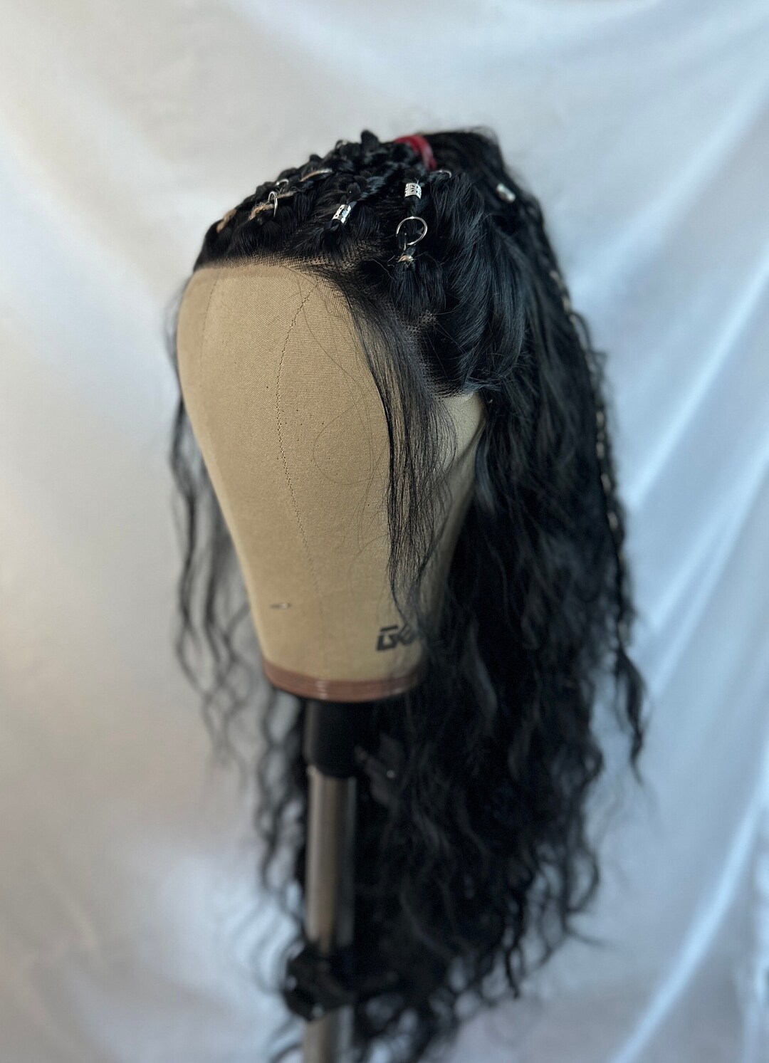 Fighter Lace Front Braided Wig Including Accessories, Cosplay Wig, Larp ...