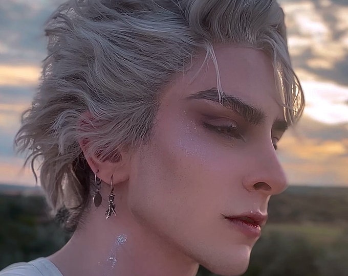 Baldur’s Gate 3 Astarion Lace Front Wig, Cosplay Wig, Larp Wig, Custom ...