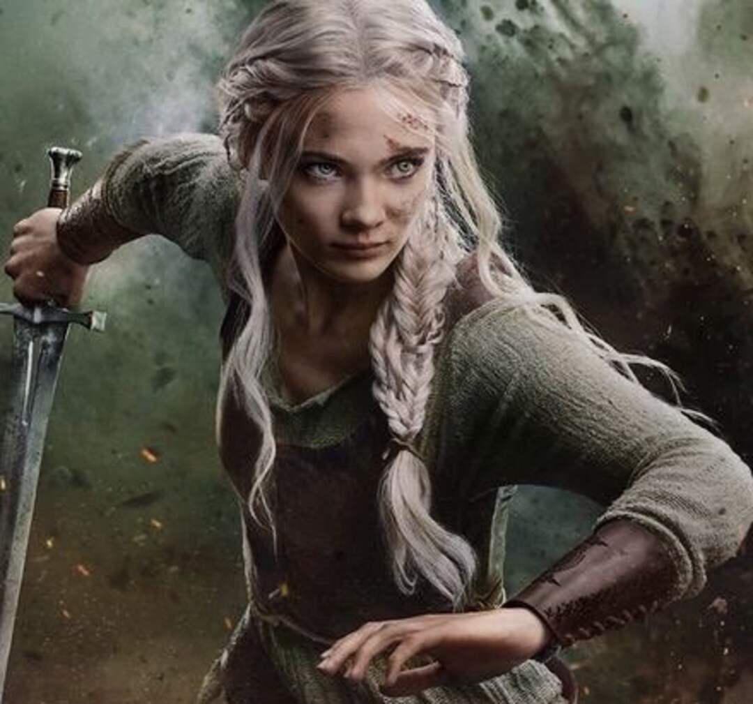 The Witcher Ciri Lace Front Braided Wig, Cosplay Wig, Larp Wig, Custom ...