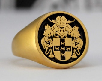 Family Crest Ring | Etsy