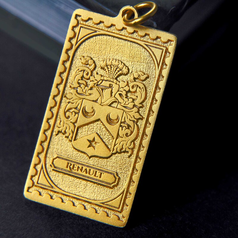 Custom Gold Pendant - Etsy