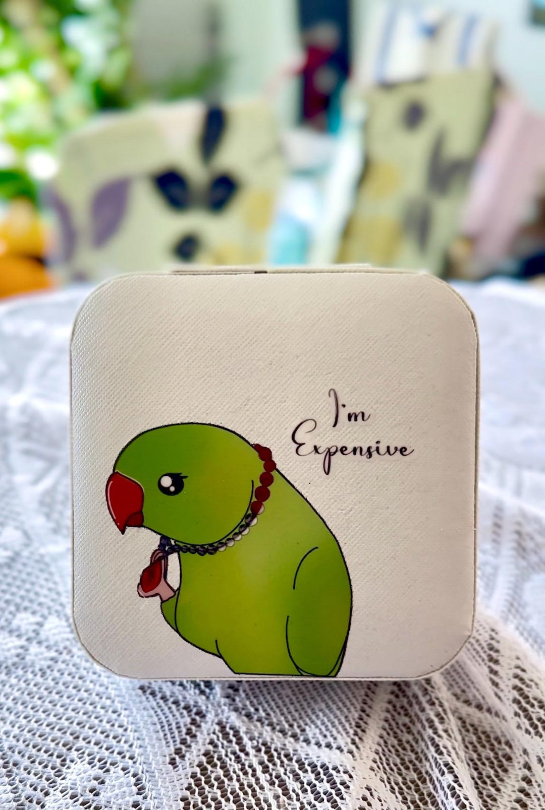 Indian Ringneck Parrot Jewellery Box – Small Travel Case | “i’m ...