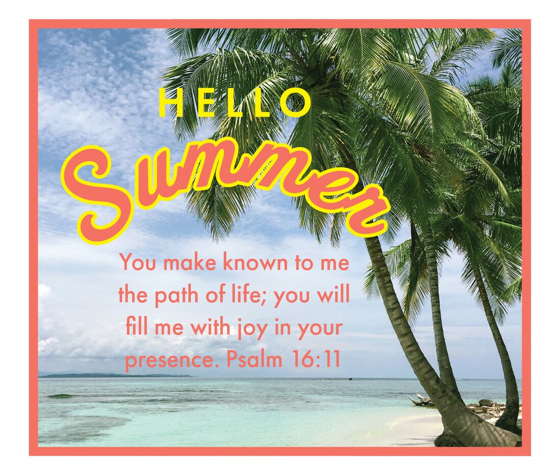 Hello Summer Gift Tag Printable (digital Download) - Etsy