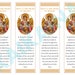 Saint Michael the Archangel Prayer Bookmarks Four on a Page ...