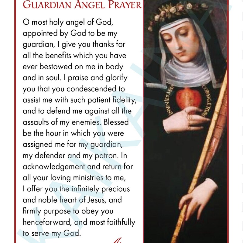 St. Gertrude Prayer Card - Etsy