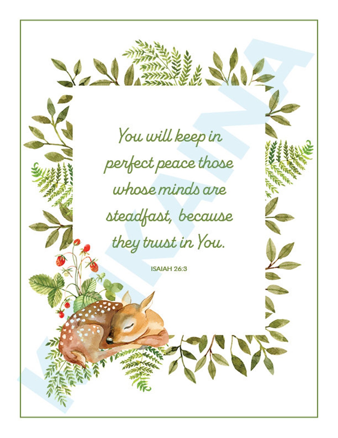Isaiah 26:3 "you Will Keep in Perfect Peace Those Whose Minds Are ...