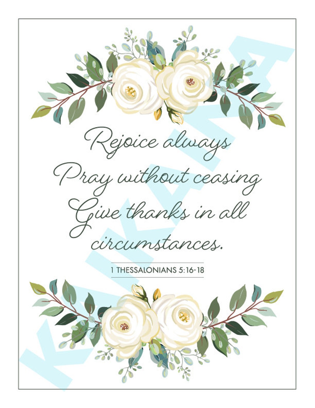 1 Thessalonians 5:16 rejoice Always, Pray Without Ceasing, Give Thanks ...