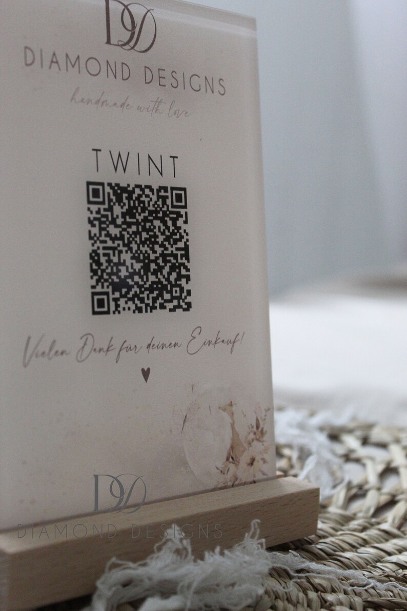 TWINT Sign INSTAGRAM Acrylic Sign Facebook Google Rating Sign LED ...