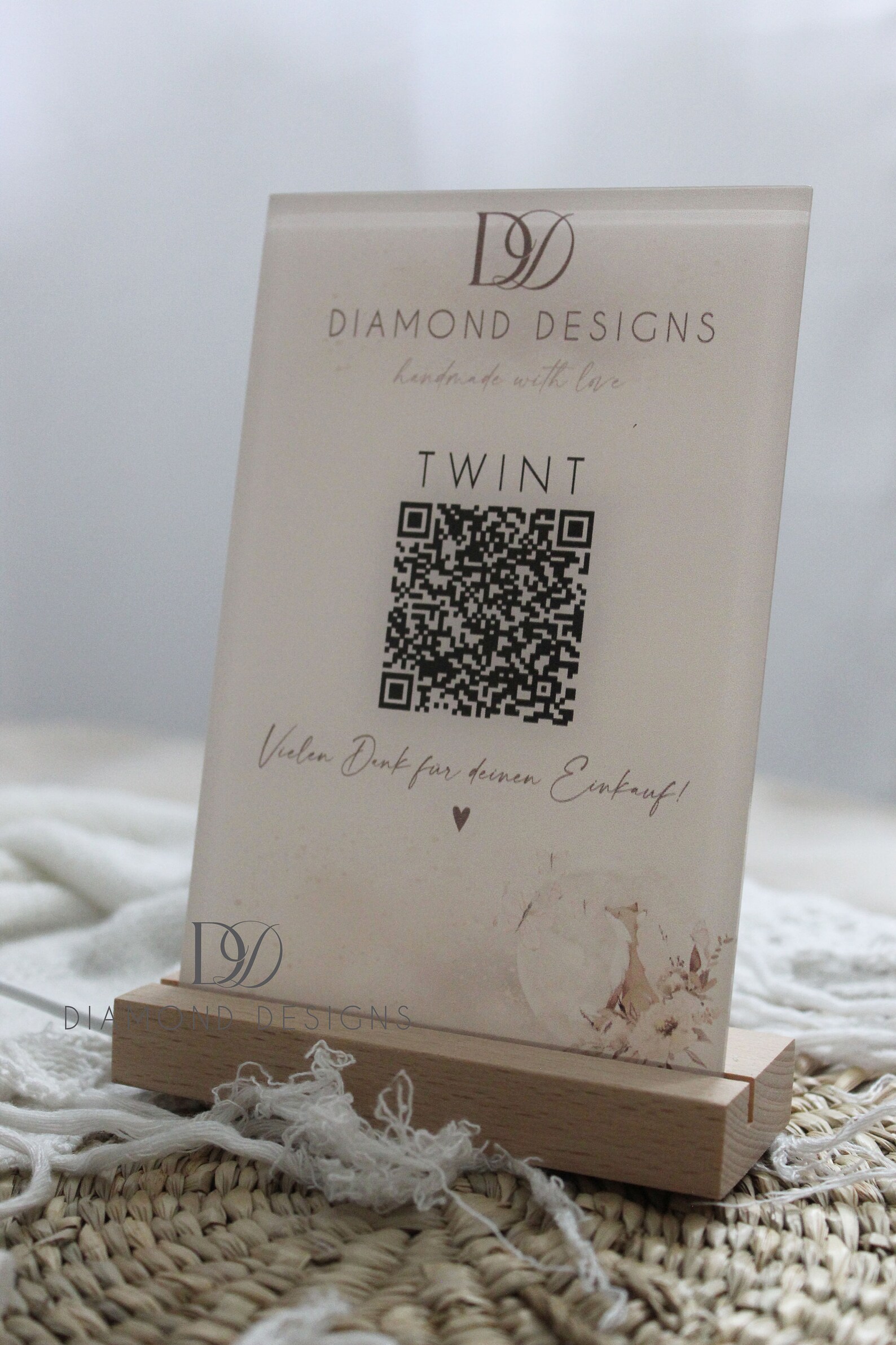 TWINT Sign INSTAGRAM Acrylic Sign Facebook Google Rating Sign LED ...
