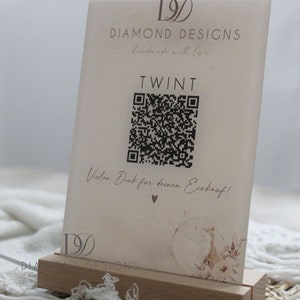 TWINT Sign INSTAGRAM Acrylic Sign Facebook Google Rating Sign LED ...