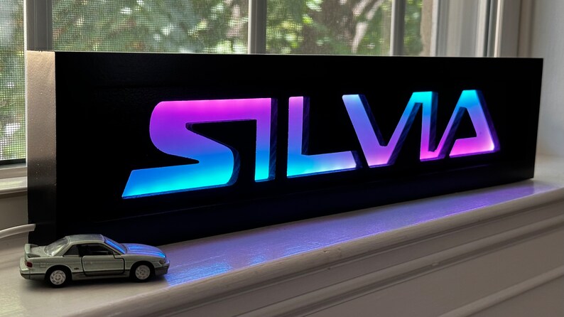 Nissan Silvia RGB LED Sign - Etsy