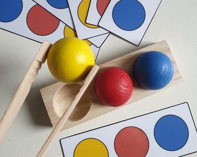 Montessori Colors Sorting Activityprimary and Secondary Colorscolor ...