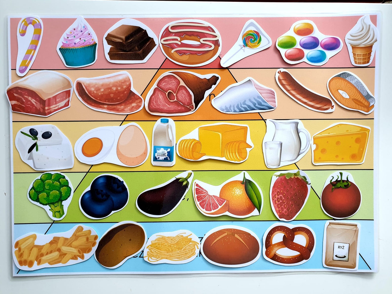Nutritional Pyramid Printable Preschool Activity Homeschool Resources ...