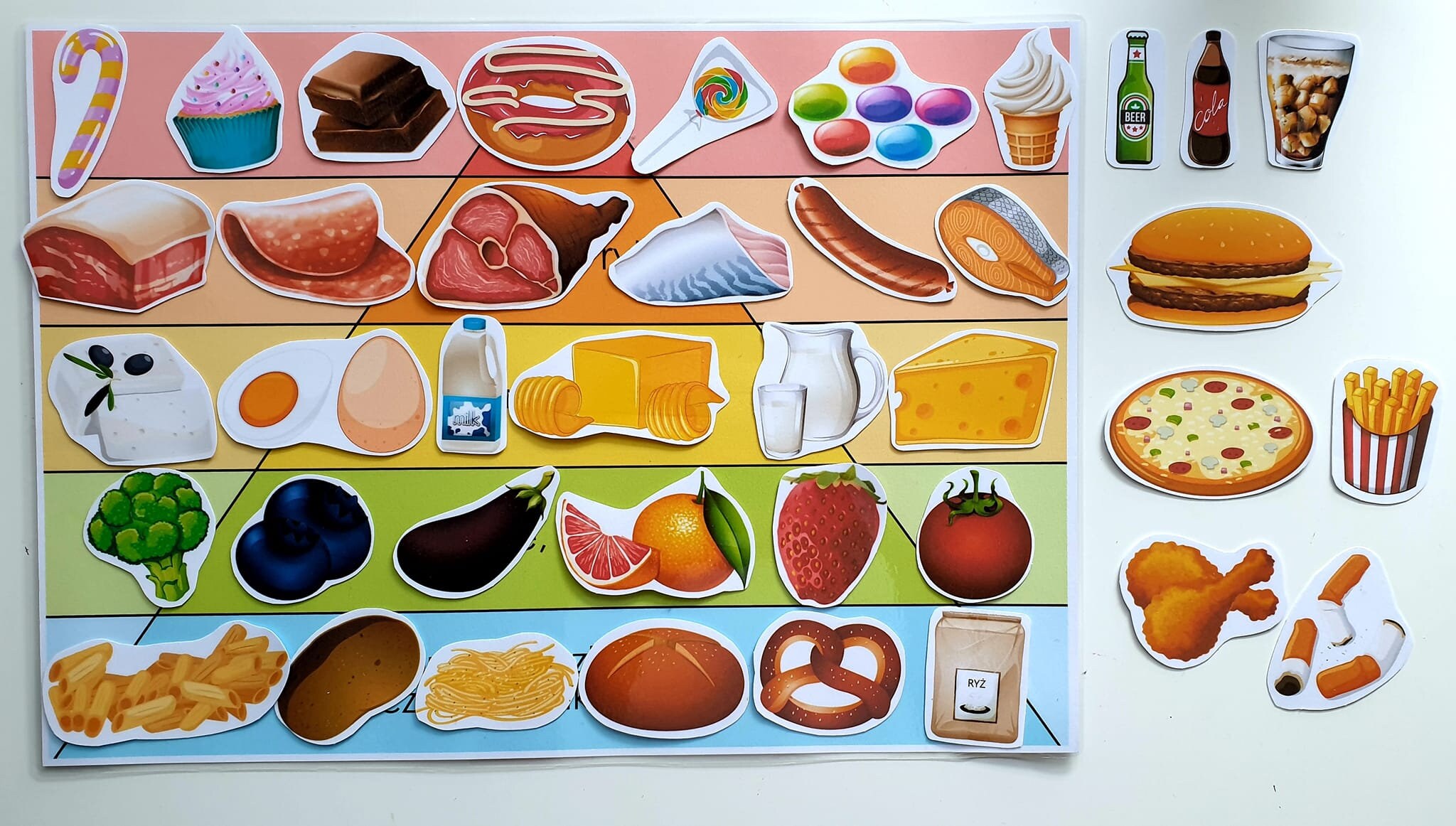 Nutritional Pyramid Printable Preschool Activity Homeschool Resources ...