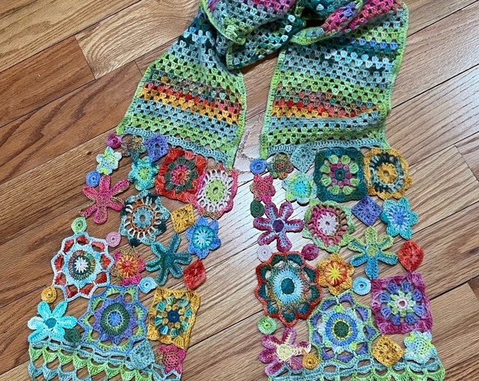 Flower Power Scarf - Etsy