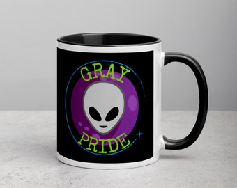 Funny Aliens Coffee Mug Grumpy Old Alien Hunter UFO Alien - Etsy
