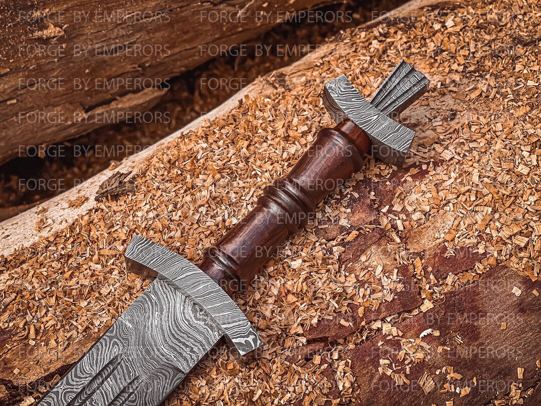 Hand Forged Damascus Steel King Solomon Crusade Sword With Scabbard ...